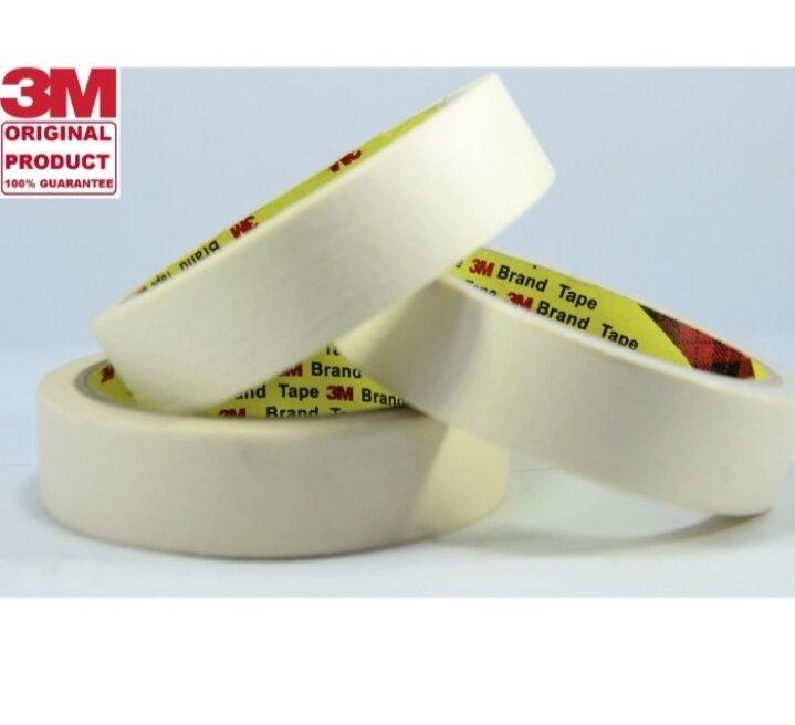 Masking Tape 3M - isolasi Kertas - Lakban Kertas - Solatip Kertas Lem ...