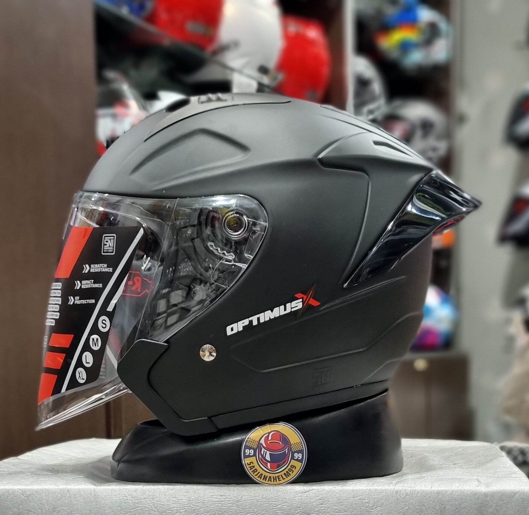 HELM R-SIX OPTIMUS TERBARU SNI COD | Lazada Indonesia
