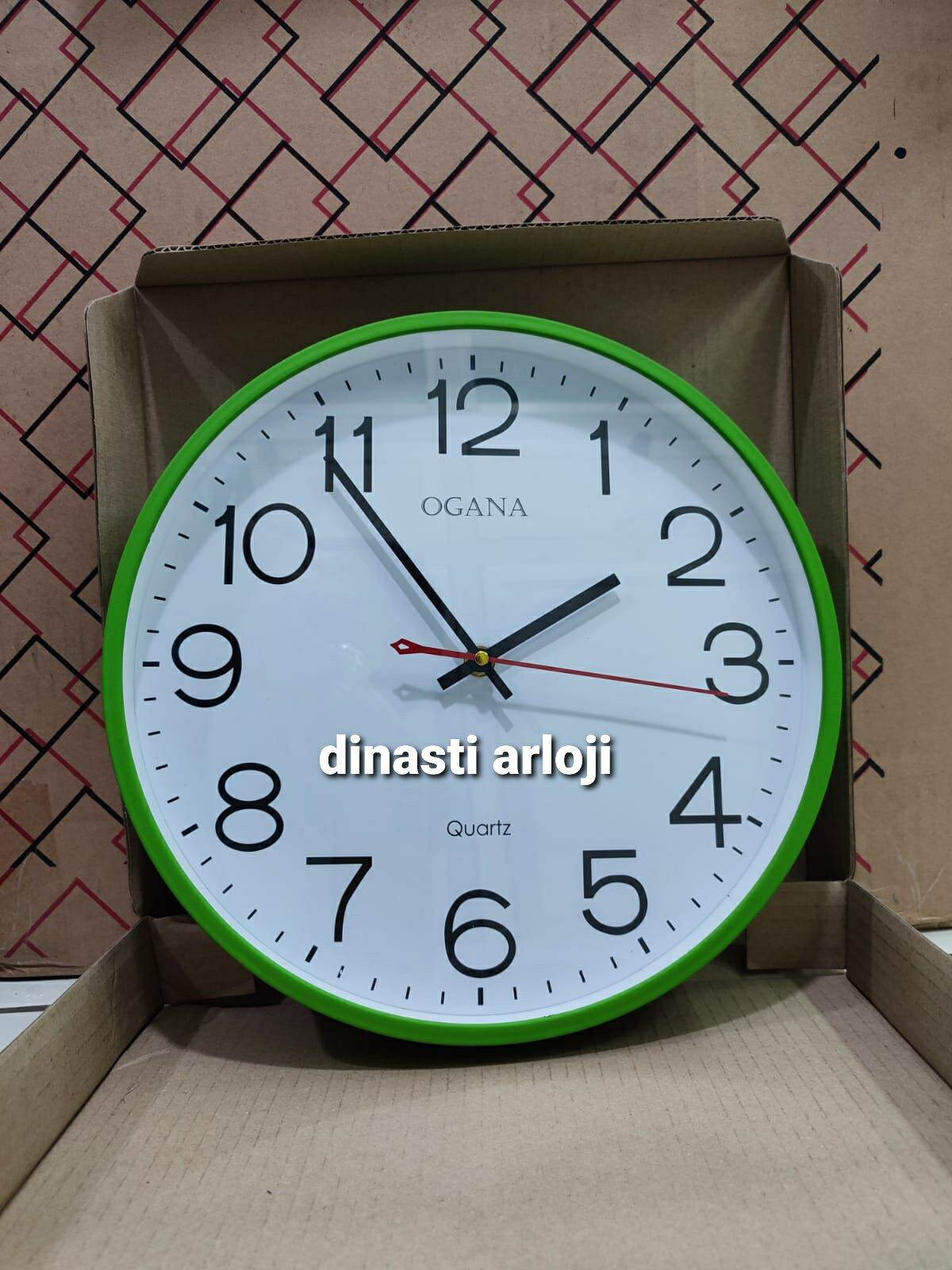 jam dinding merk ogana type 901-T body tebal | Lazada Indonesia