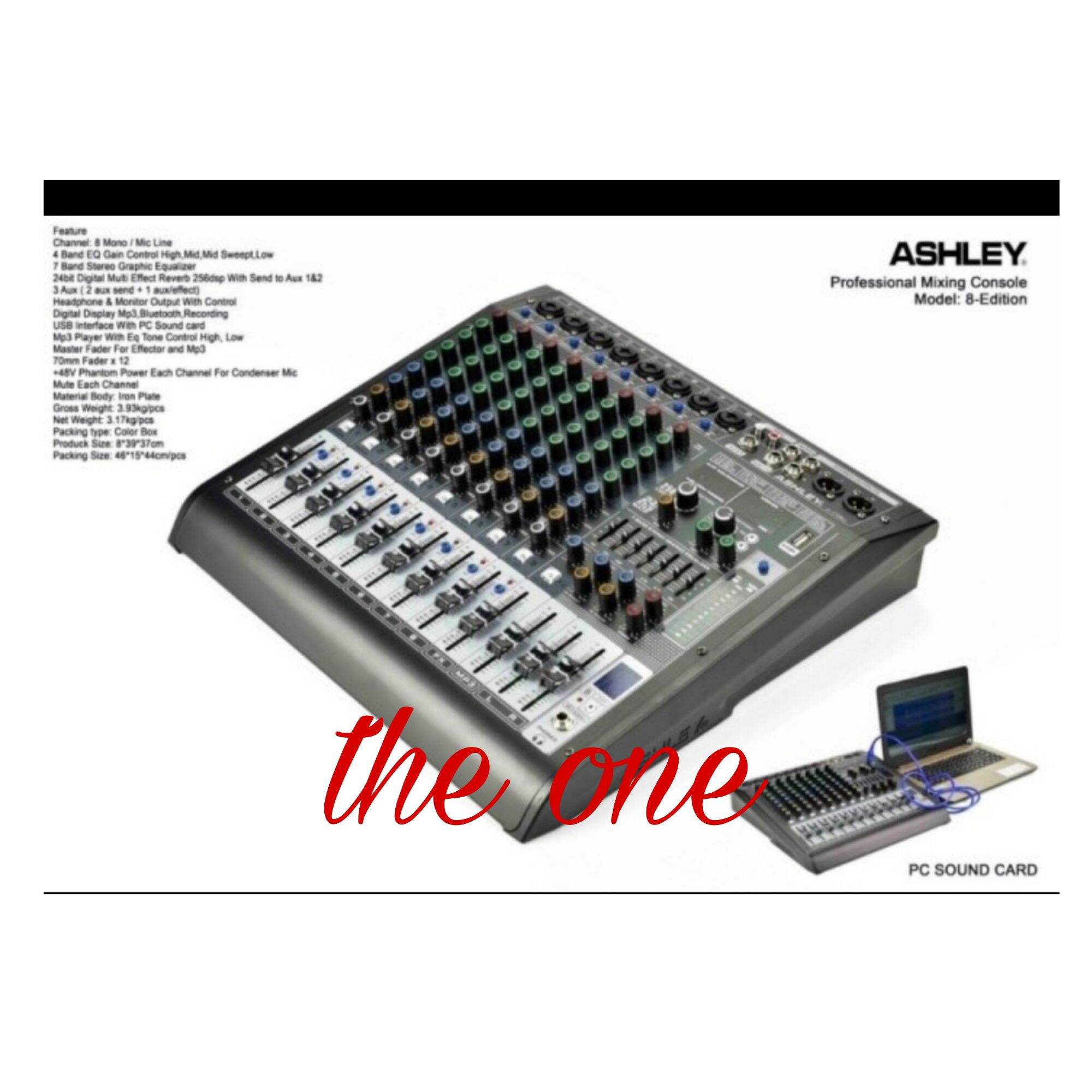 MIXER AUDIO ASHLEY 8 EDITION / 8EDITION ORIGINAL 8 CHANNEL, bluetooth ...