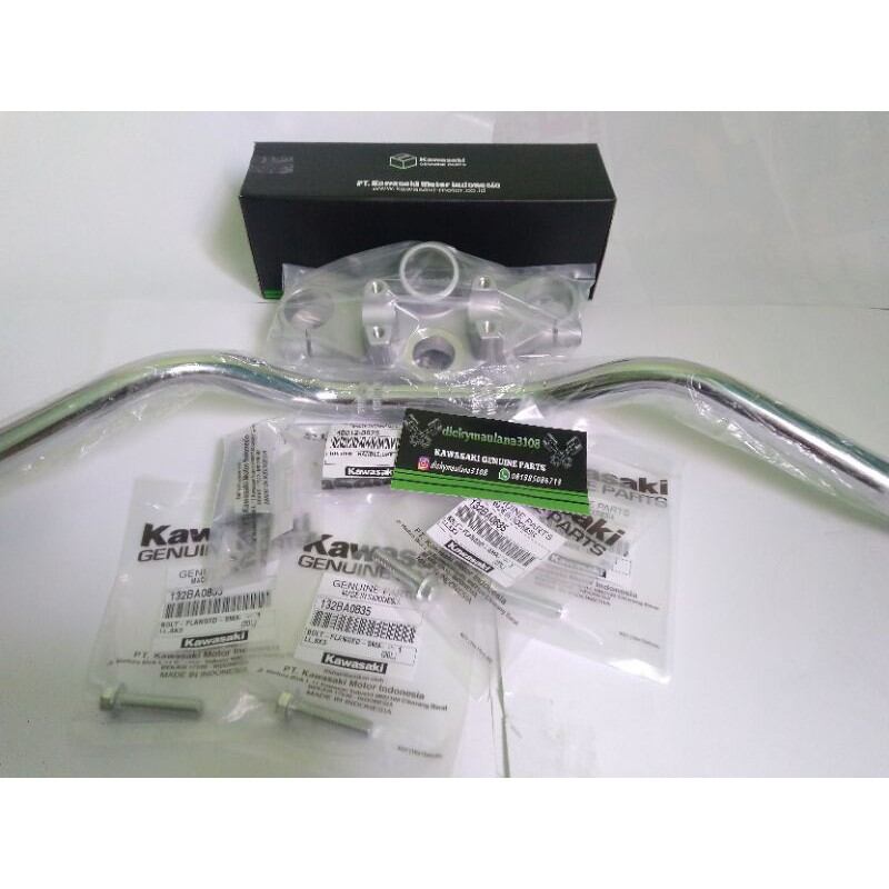 Segitiga Set Atas Stang Stir Pipa Ninja SS Lama Original Fullset ...