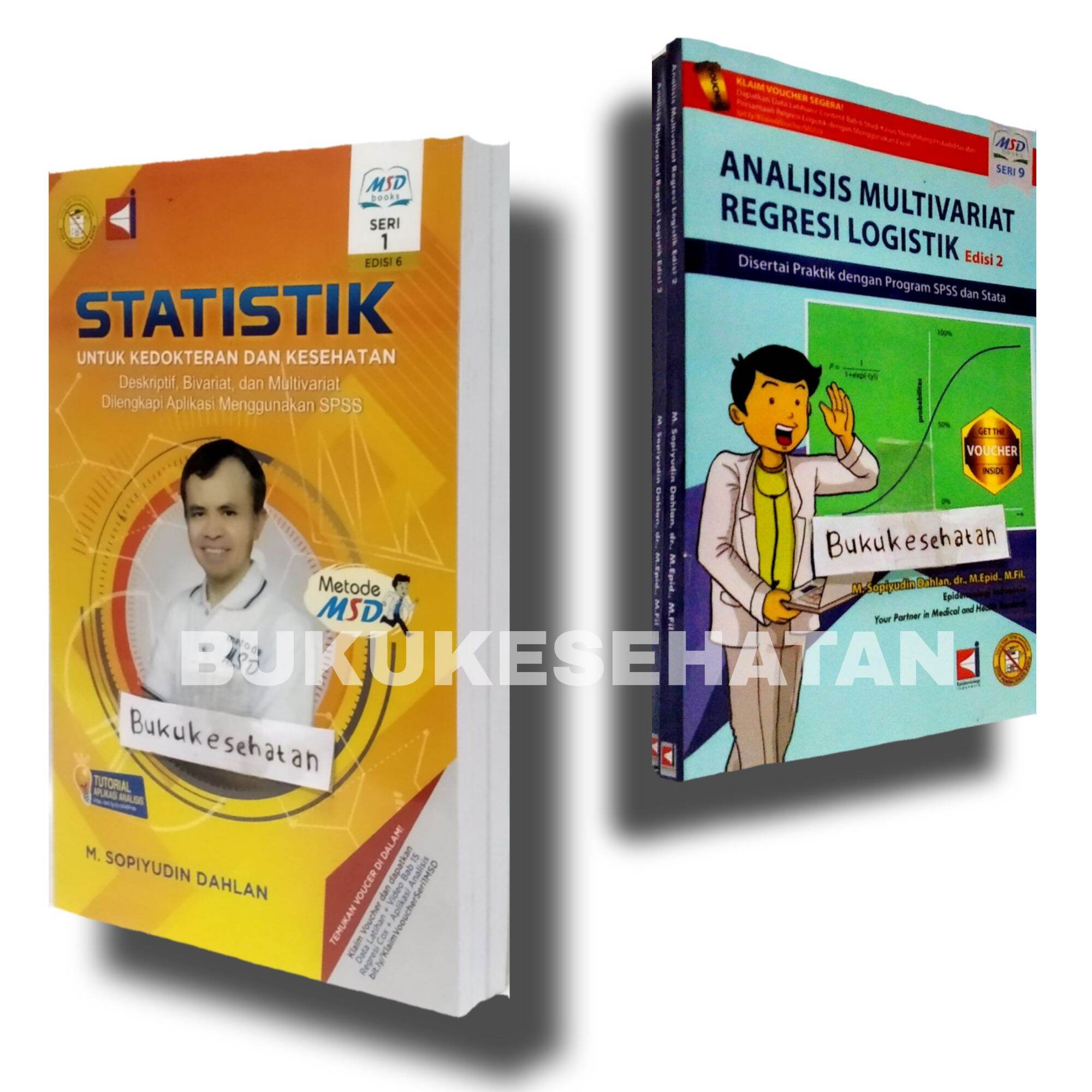 PAKET 2 BUKU STATISTIK UNTUK KEDOKTERAN dan ANALISIS MULTIVARIAT ...