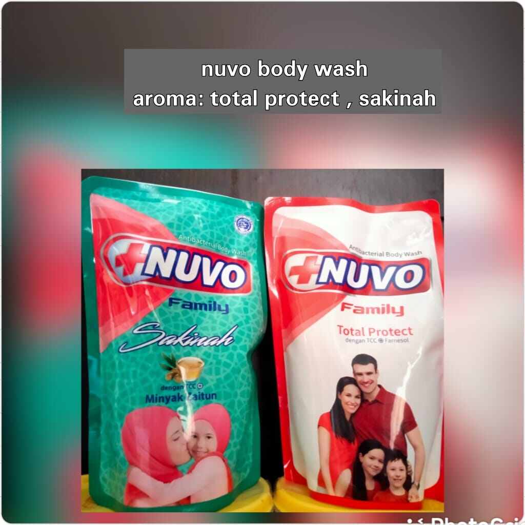 Nuvo body wash 400ml | sabun mandi cair | sabun mandi refil | sabun ...
