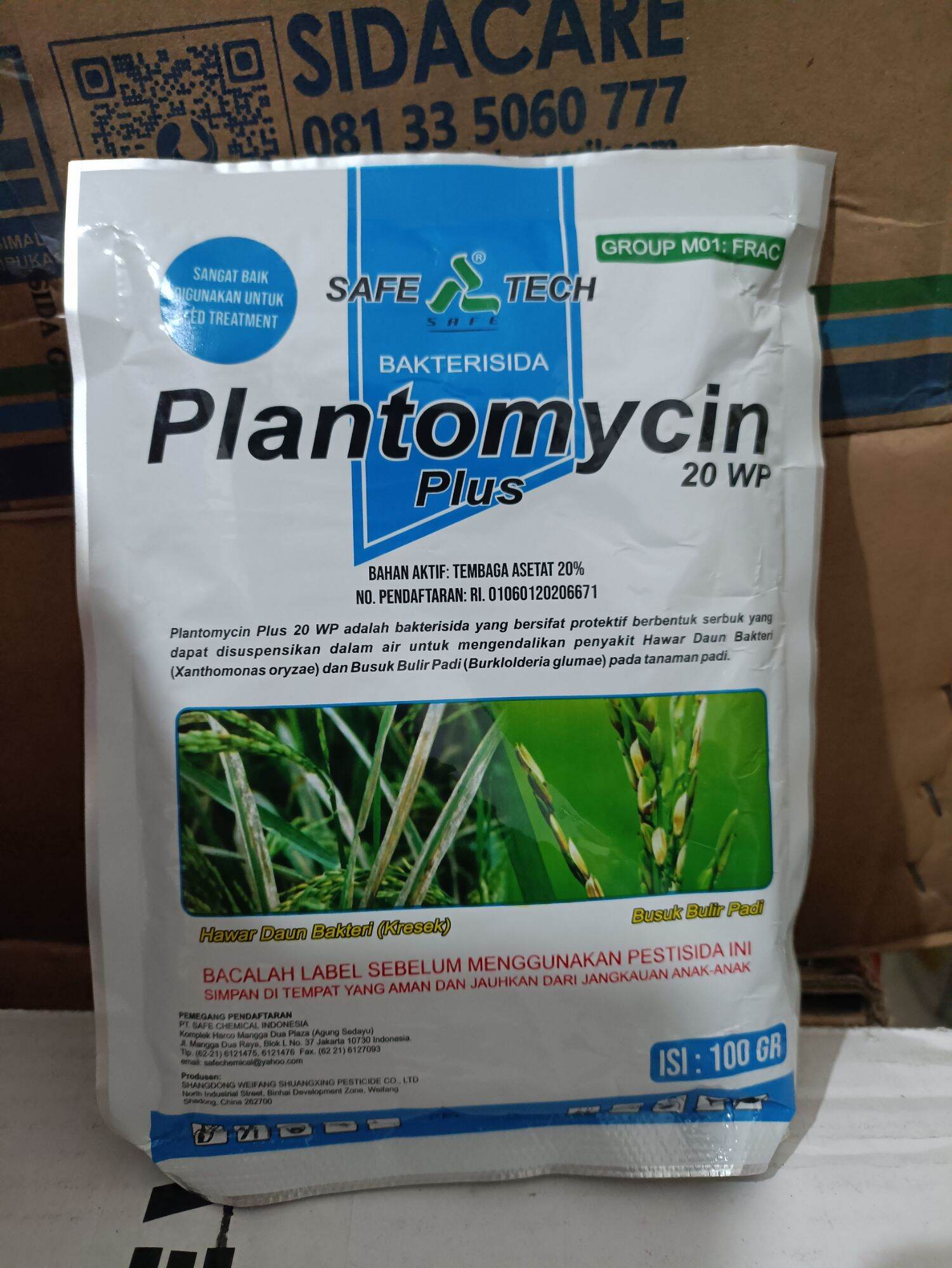 Bakterisida Plantomycin 20WP 100gram | Lazada Indonesia