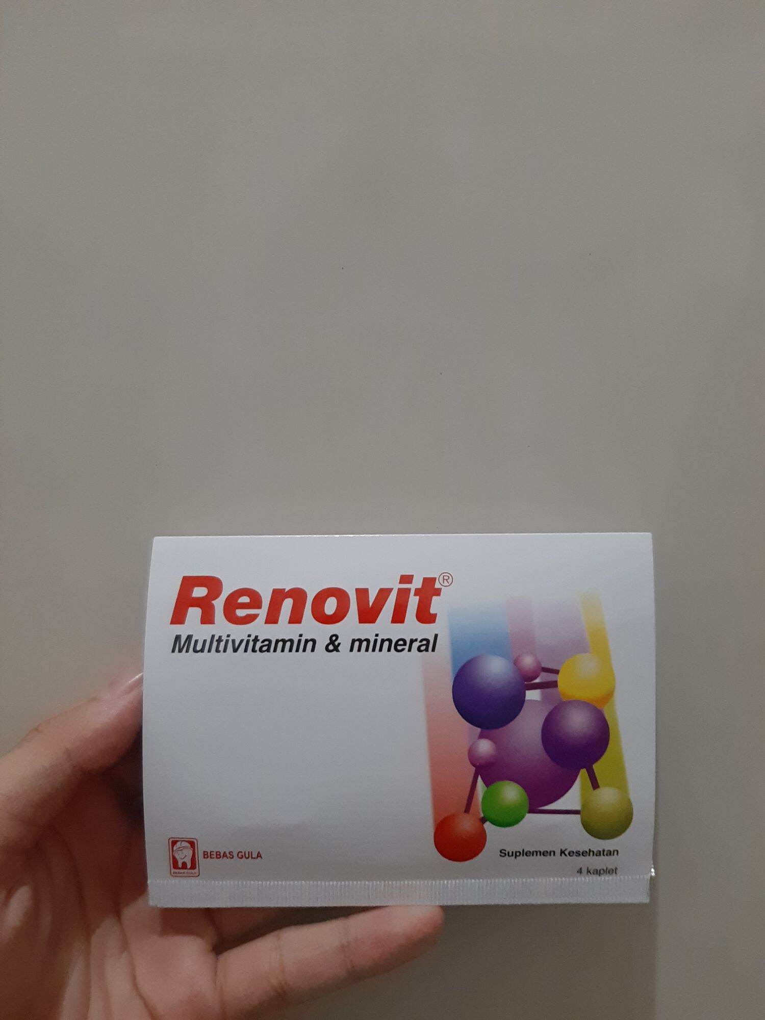RENOVIT STRIP ISI 4 TABLET | Lazada Indonesia