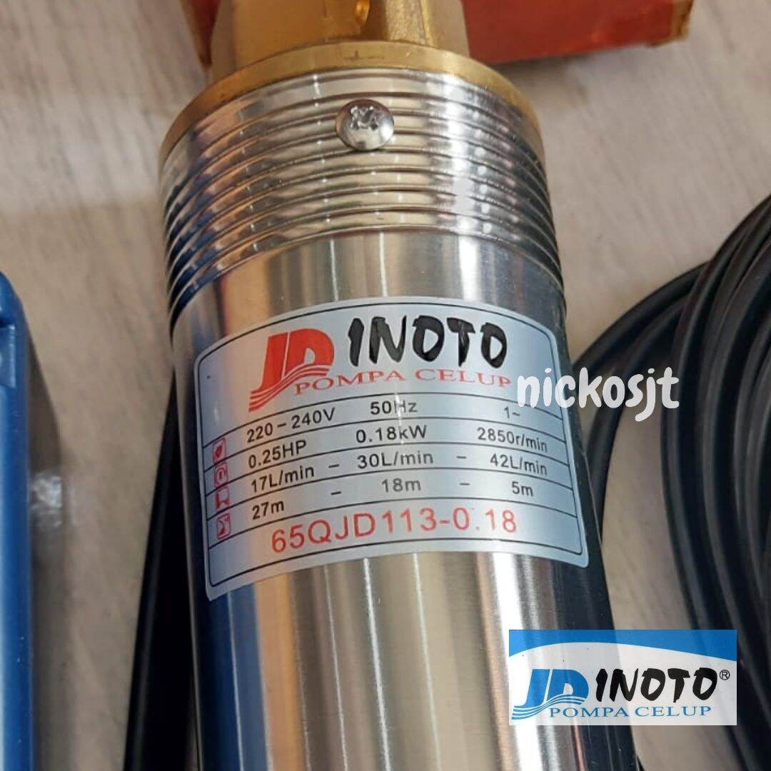 Pompa Submersible Sible Inoto 2.5in 2.5" Pompa Celup + CONTROL BOX ...