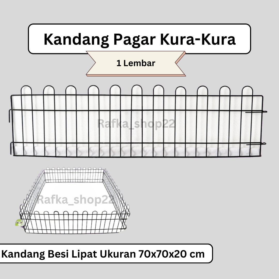 Kandang Pagar kura-kura Kandang besi lipat Ukuran 70x20cm 1 Lembar | Lazada Indonesia
