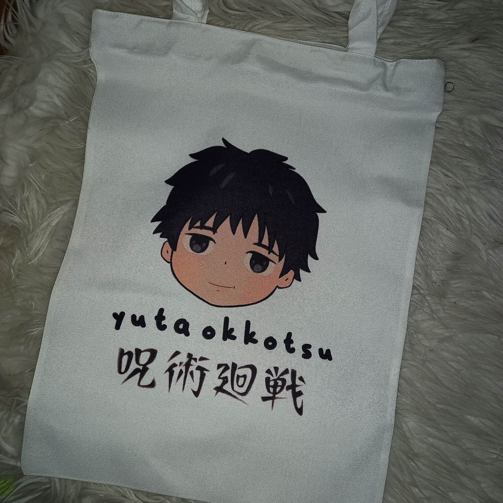 TOTEBAG KEPALA BESAR YUTA OKKOTSU JUJUTSU KAISEN tote bag | Lazada ...