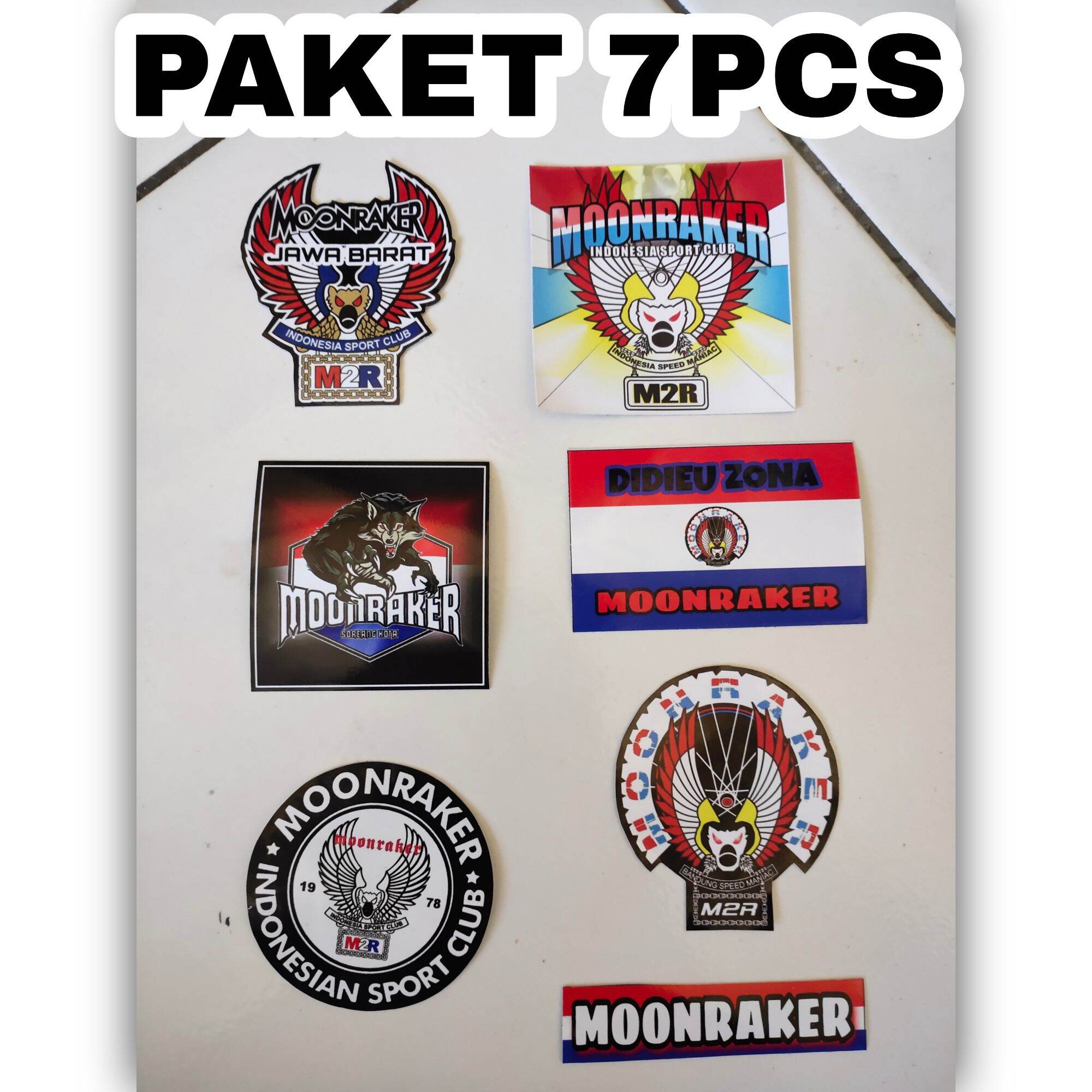 Stiker TERBARU Moonraker isi 7 | Lazada Indonesia