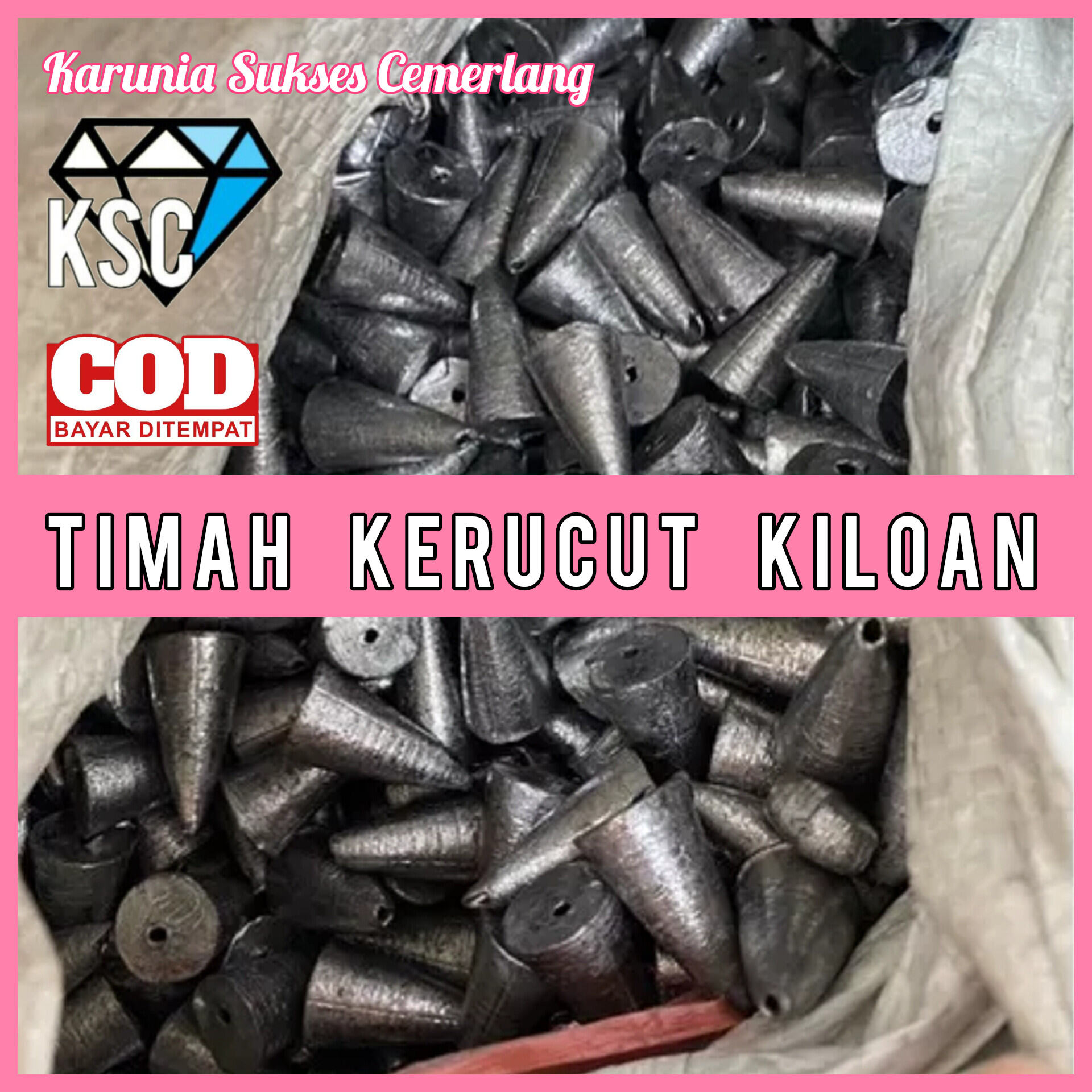 TIMAH KERUCUT / TIMAH PANCING / TIMAH KILOAN / BATU TIMAH / TIMAH ...