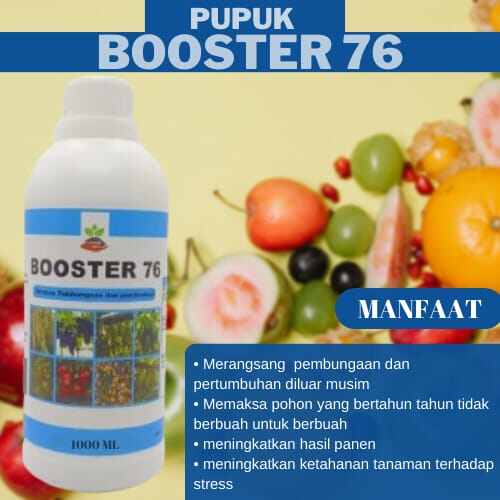 PUPUK BOOSTER 76 1000ML - PUPUK PEMBUNGAAN DAN PEMBUAHAN | Lazada Indonesia