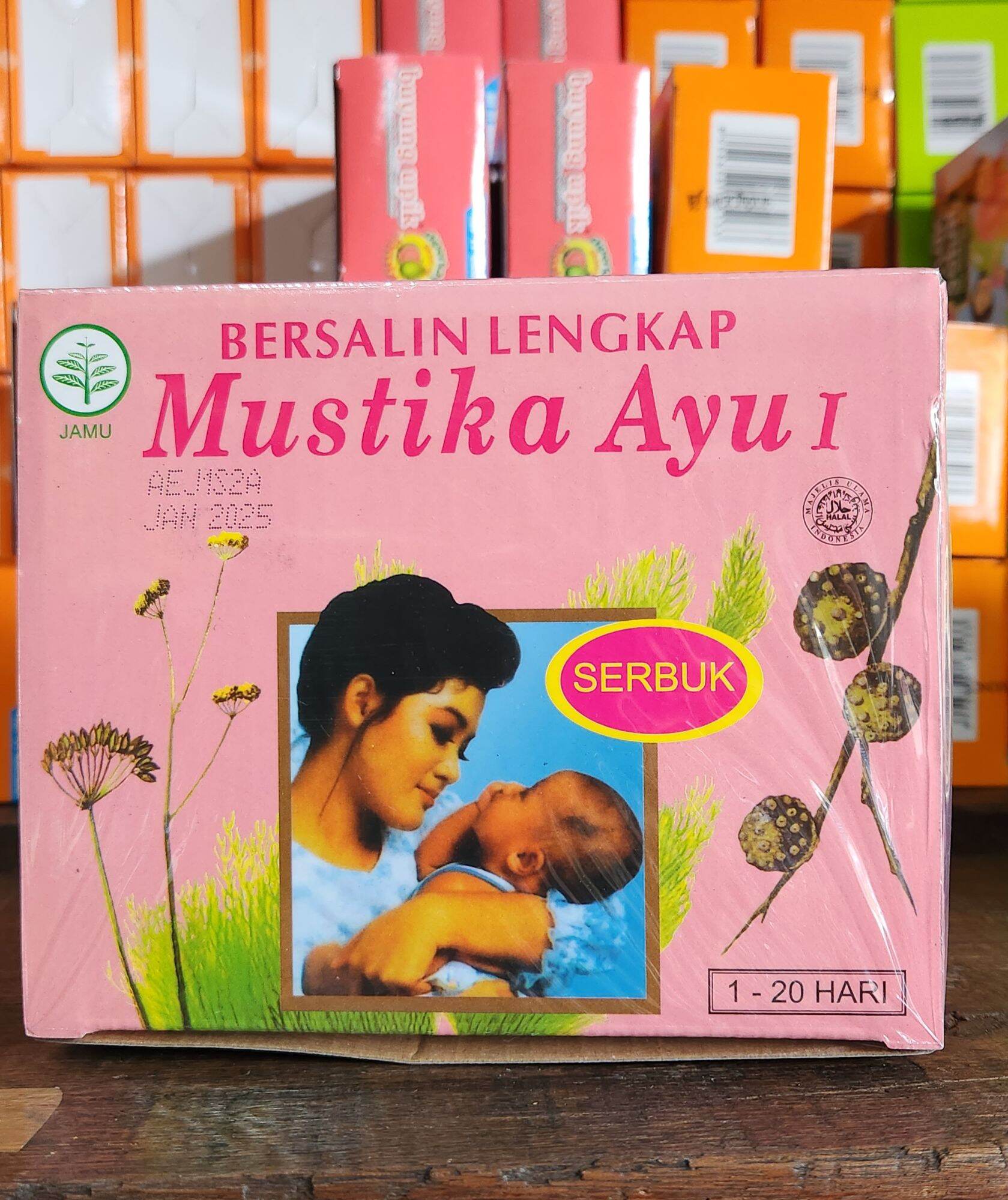 Jamu Sehabis Bersalin Lengkap untuk 1 - 20 hari MUSTIKA AYU SERBUK MERK AIR MANCUR lengkap ...