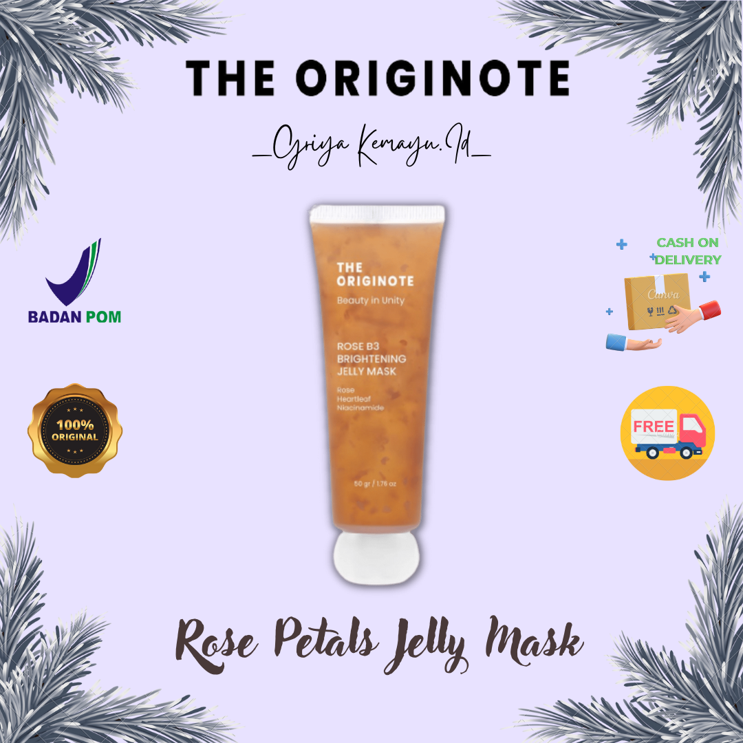 THE ORIGINOTE ROSE B3 BRIGHTENING JELLY MASK | Lazada Indonesia