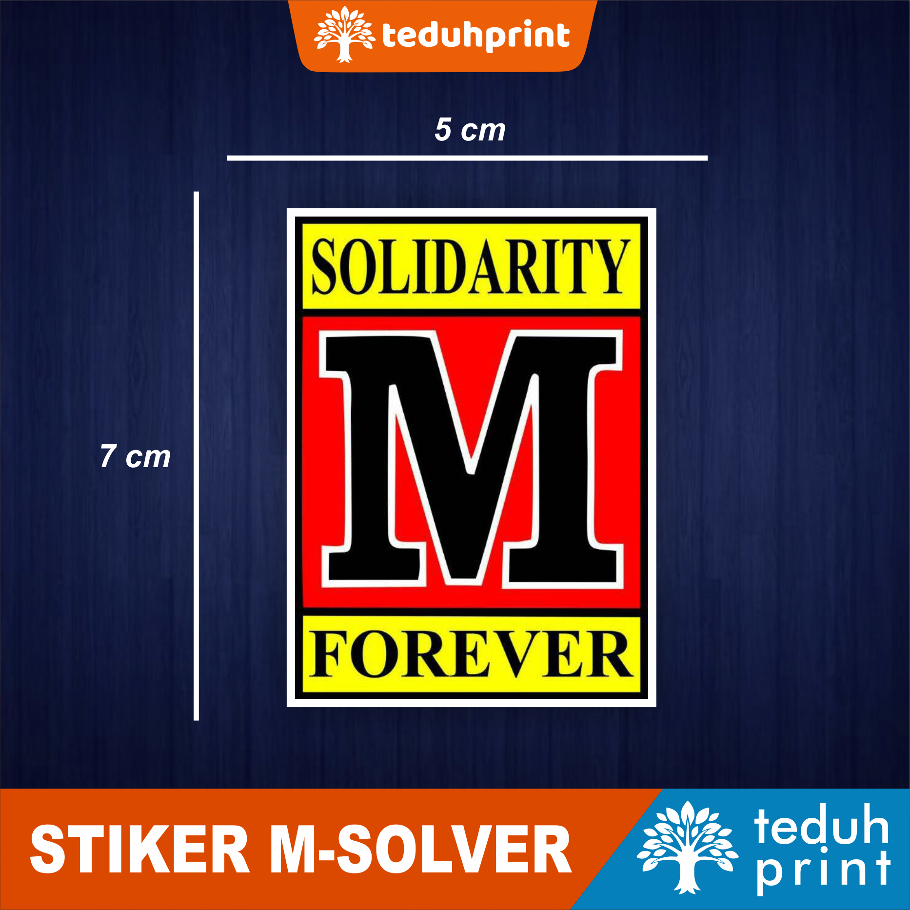 Sticker Stiker SOLIDARITY M FOREVER Waterproof M Solver | Lazada Indonesia