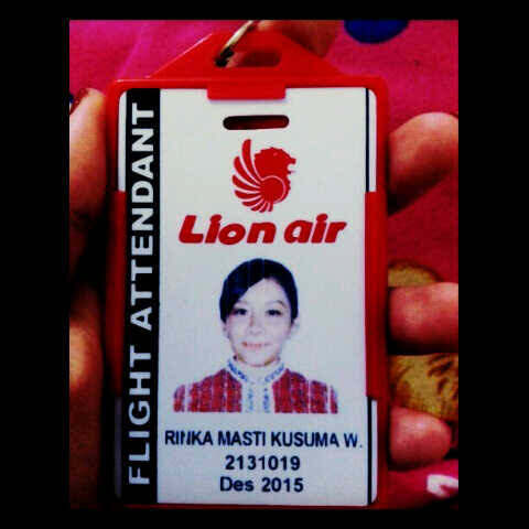 Cetak Id Card Batik air Cetak Name Tag Pramugari Dan Pramugara Lion Air ...