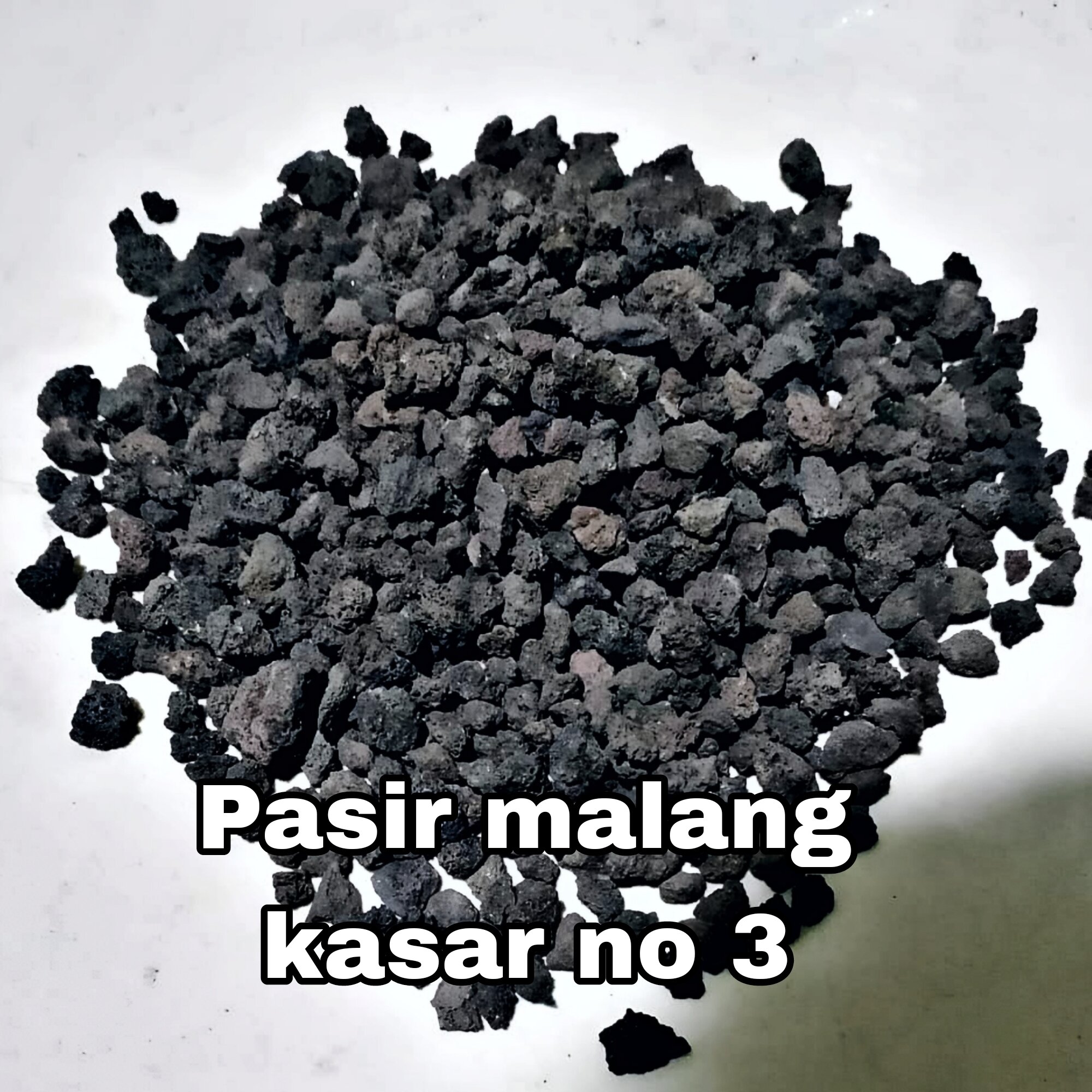 pasir malang hitam kasar no 3 1 kg | Lazada Indonesia