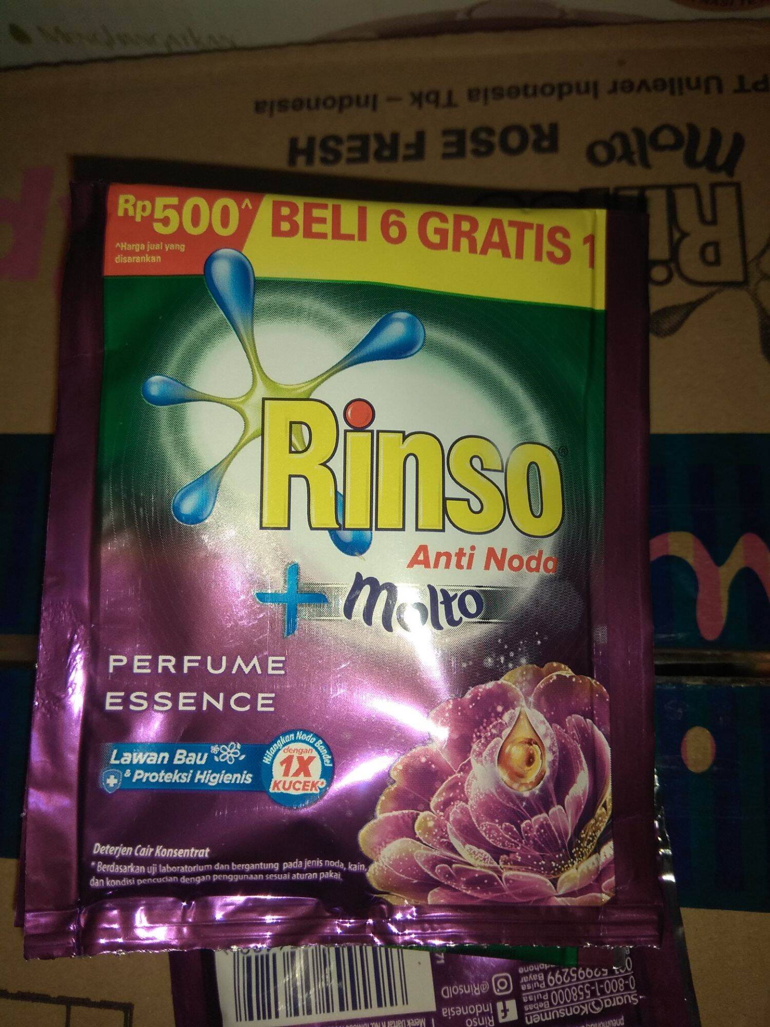 Rinso cair sachet 20mL Paket hemat Isi 21 Sashet | Lazada Indonesia