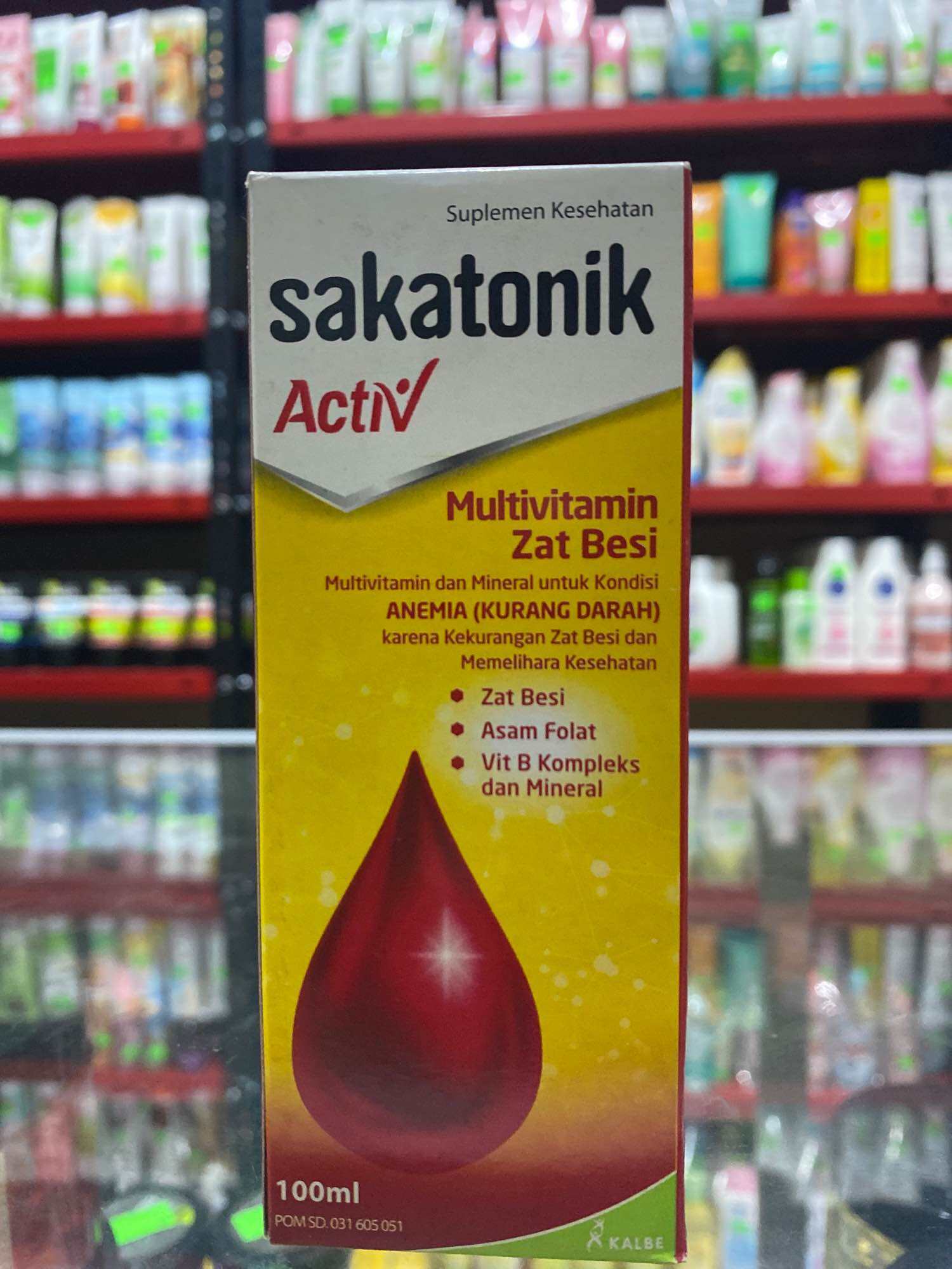 SAKATONIK Activ Sirup Multivitamin Zat Besi 310ml Dan 100ml | Lazada ...