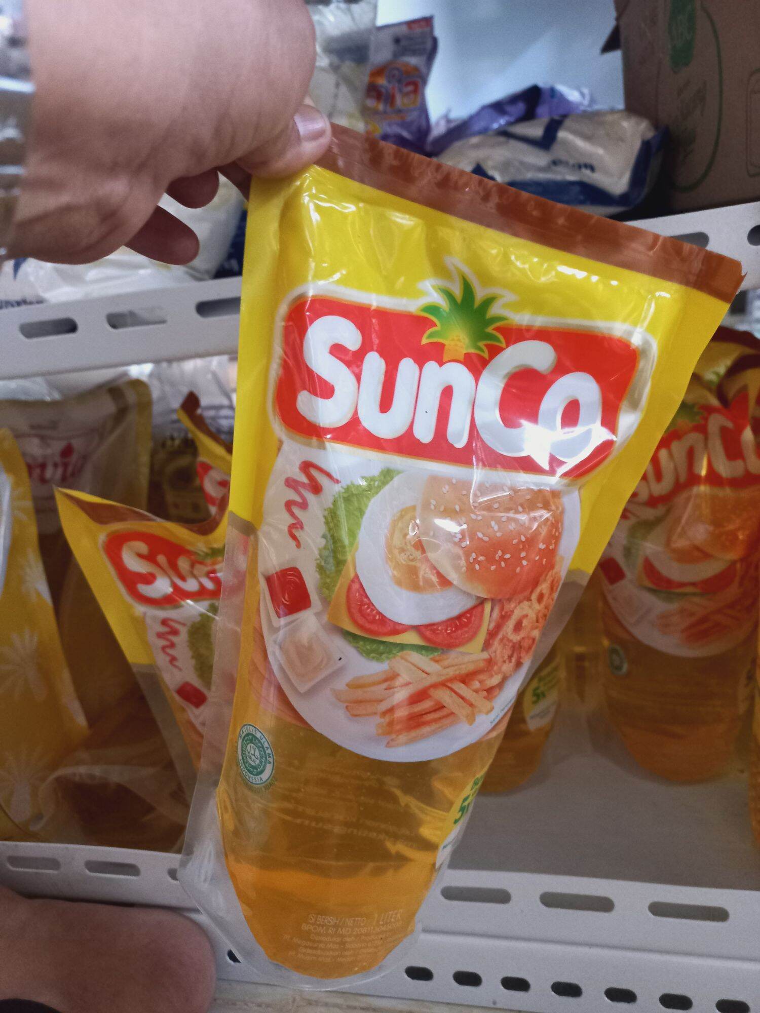 minyak goreng sunco kemasan 1L , bening | Lazada Indonesia