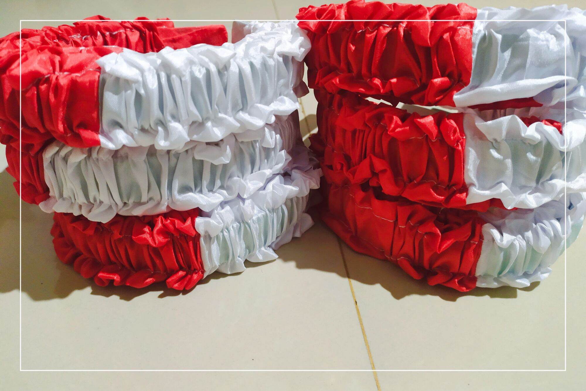 Bando Ruffle Merah Putih/Bando Merah Putih Ruffle/Bando 17 Agustus ...