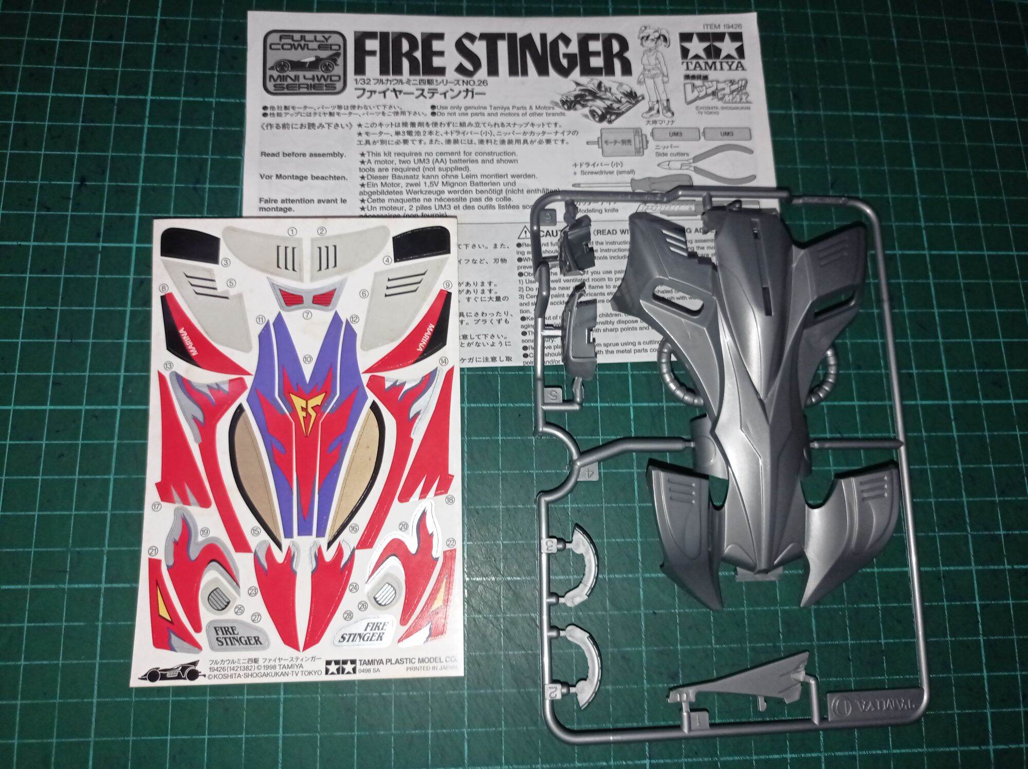 Body dan Decal Stiker Fire Stinger Untuk Chassis Super TZ / TZX ...
