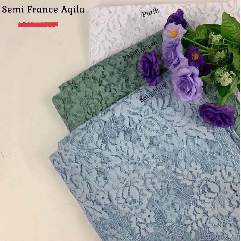 (Per 0,5 Meter) Bahan kain brukat brokat brocade cord lebar 150 cm ...