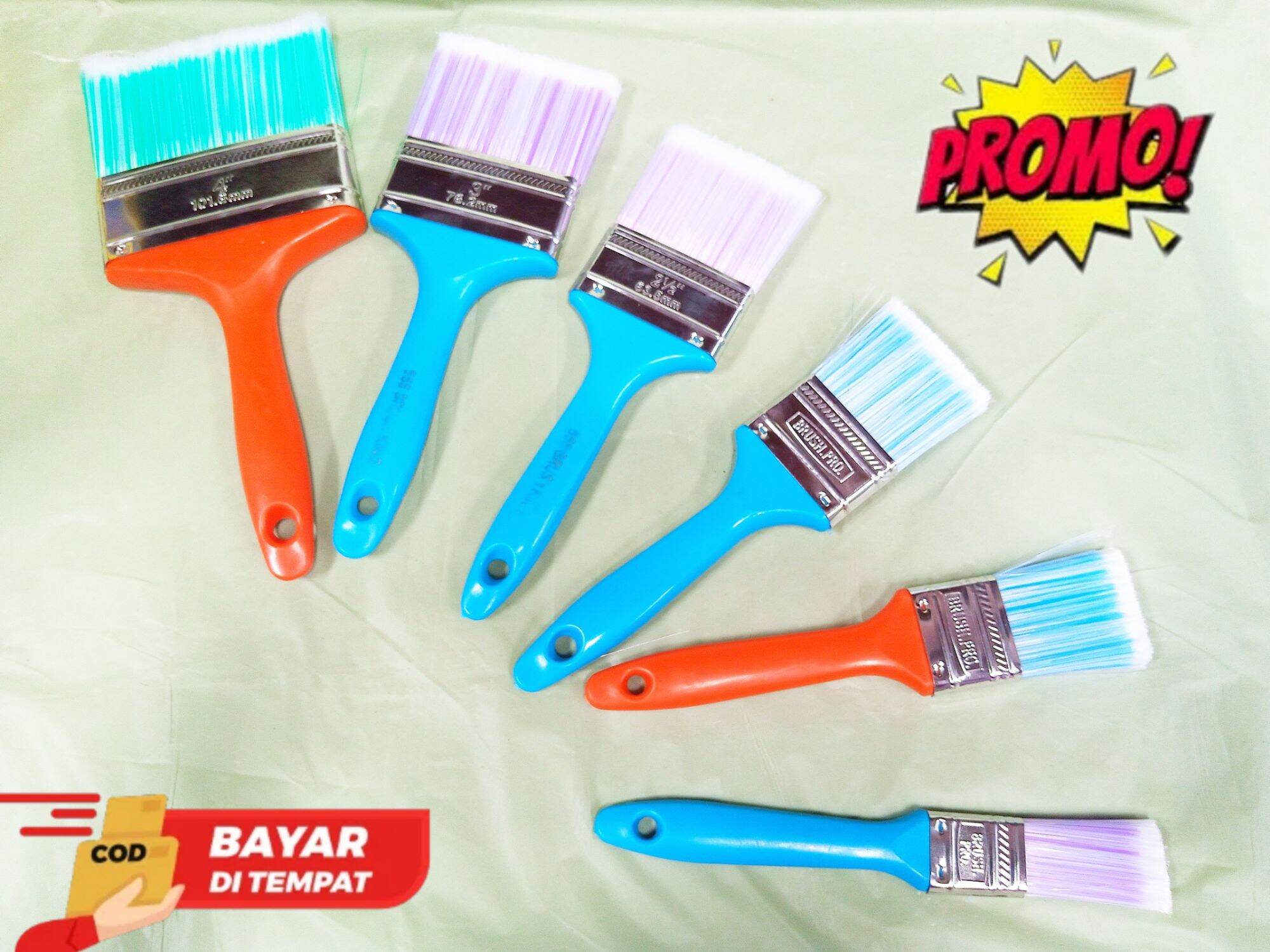 (1 LUSIN) Kuas Nylon Brush King 555 Kuas Cat Nilon Kuas Nilon Kuas ...