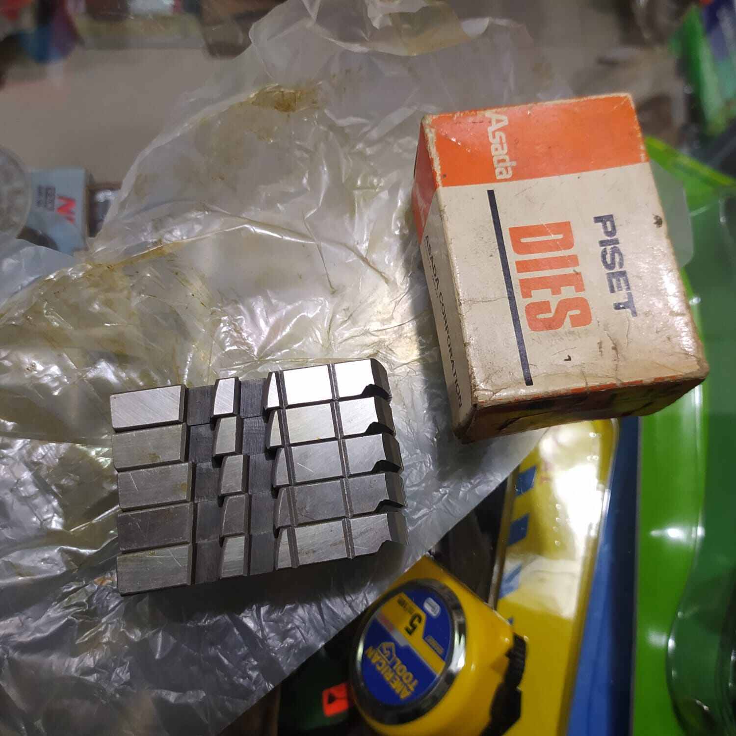Mata Senai Drat Pipa Set A-PT 1 - 2 Inch ASADA Piset Dies Alat Snai ...