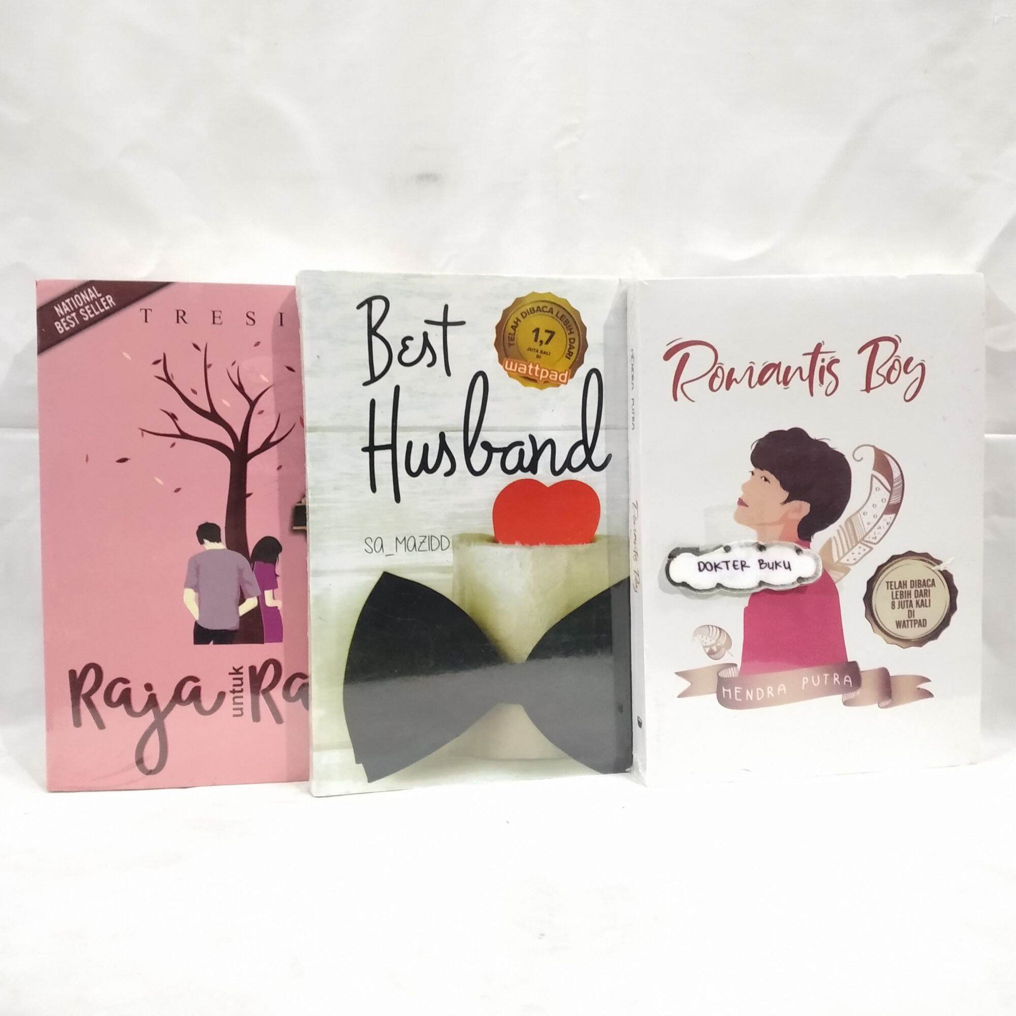 NOVEL RAJA UNTUK RATU, BEST HUSBAND, DAN ROMANTIS BOY (DAPAT 3 NOVEL ...