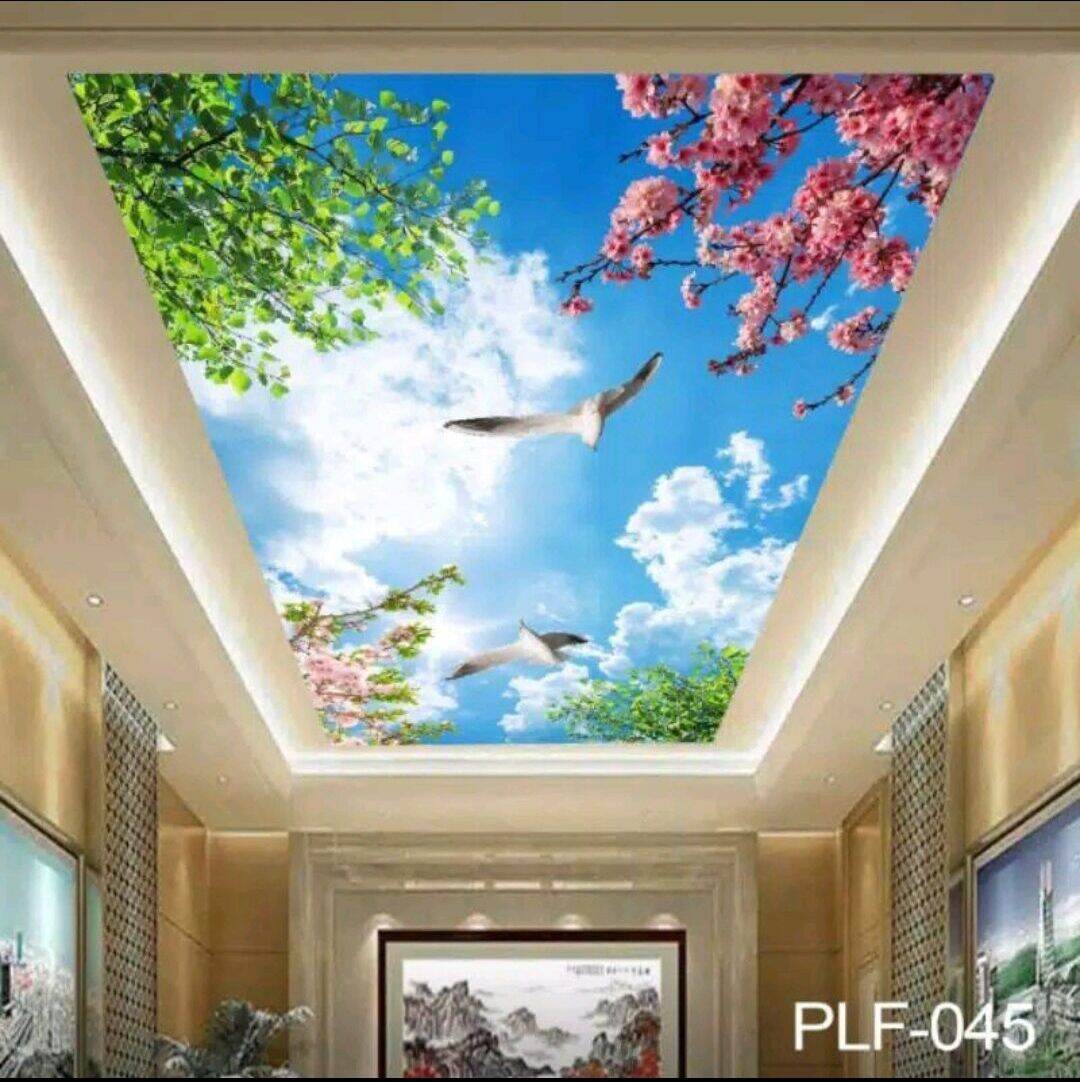 TERMURAH Wallpaper Plafond 3D Wallpaper Awan 3D wallpaper langit-langit 3D | Lazada Indonesia