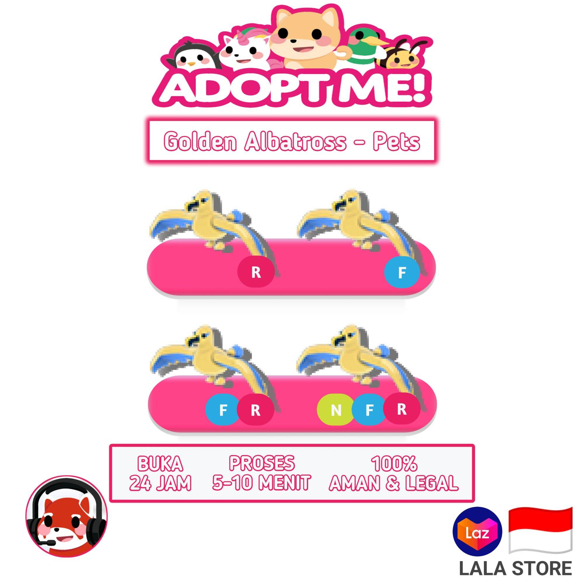 Adopt Me - Golden Albatross - Roblox | Lazada Indonesia