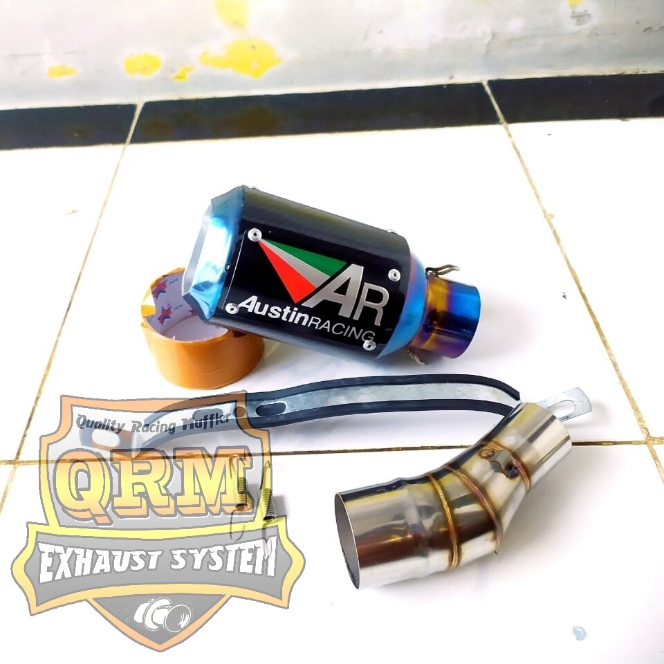 Silencer Knalpot AR AUSTIN RACING GP1RR - Austin Racing Carbon ujung ...
