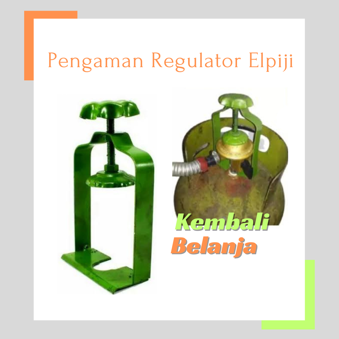 Pengaman Regulator Gas Elpiji/ Pengunci Regulator/ Pengencang Regulator ...