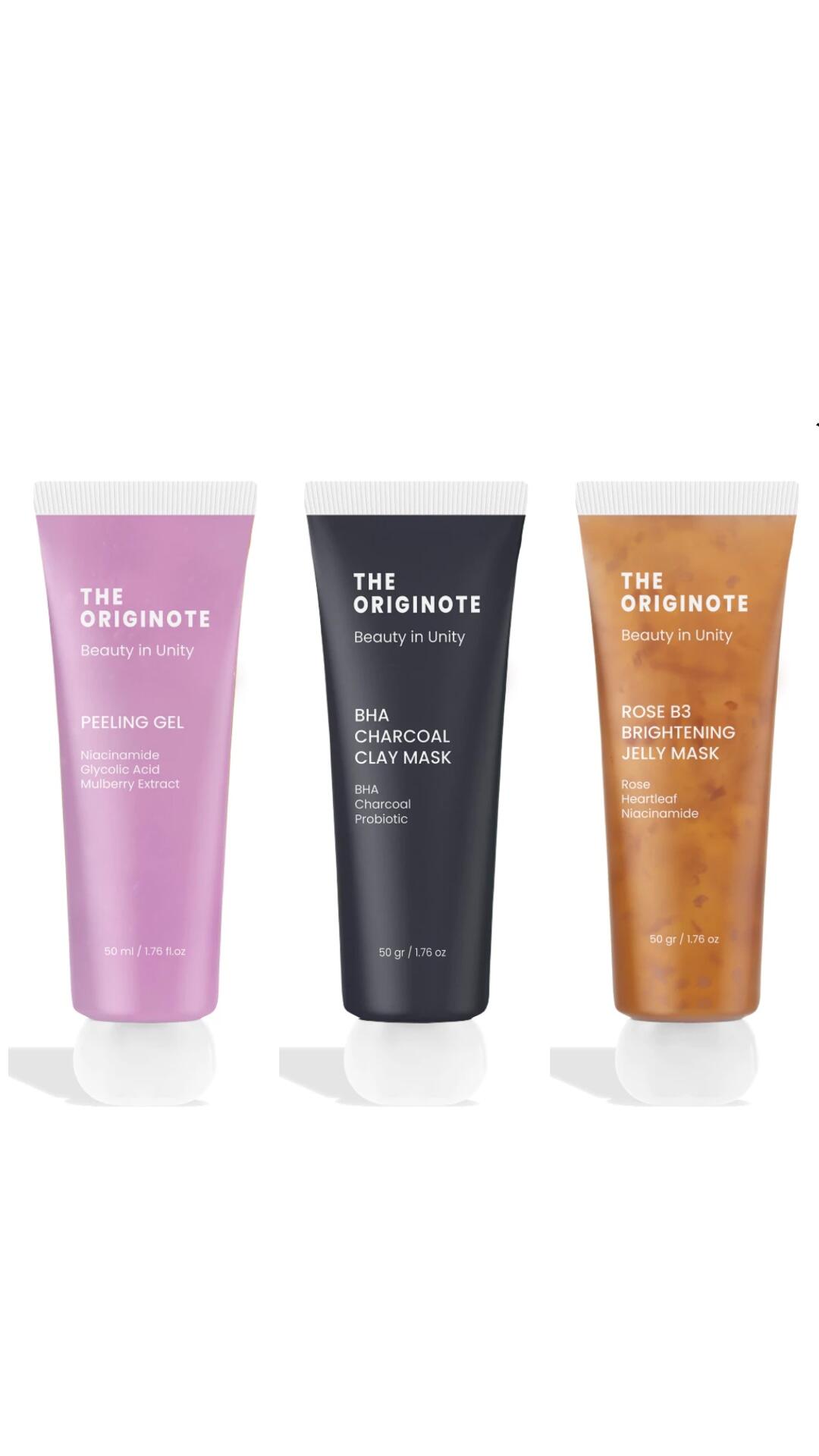 (Original) The Originote Masker Peeling Gel Jelly Rose Charcoal Clay ...