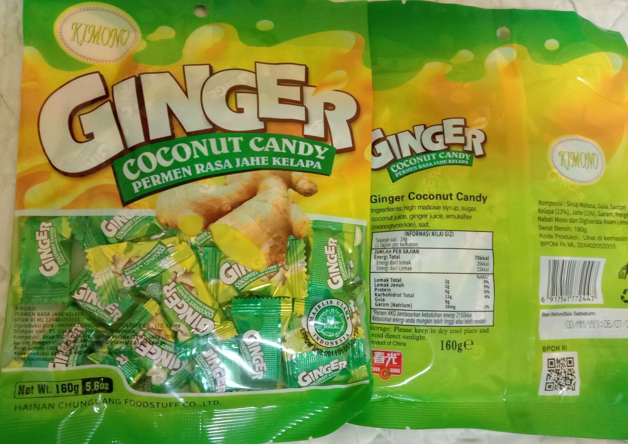 PERMEN RASA JAHE KELAPA - KIMONO GINGER | Lazada Indonesia