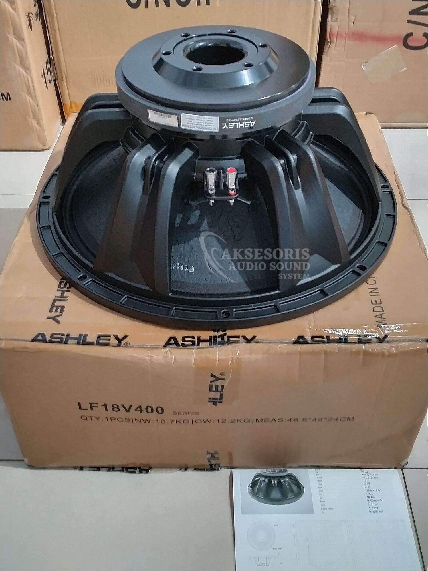 Speaker ASHLEY LF 18V400 Original Product Subwoofer Daun Coating ...