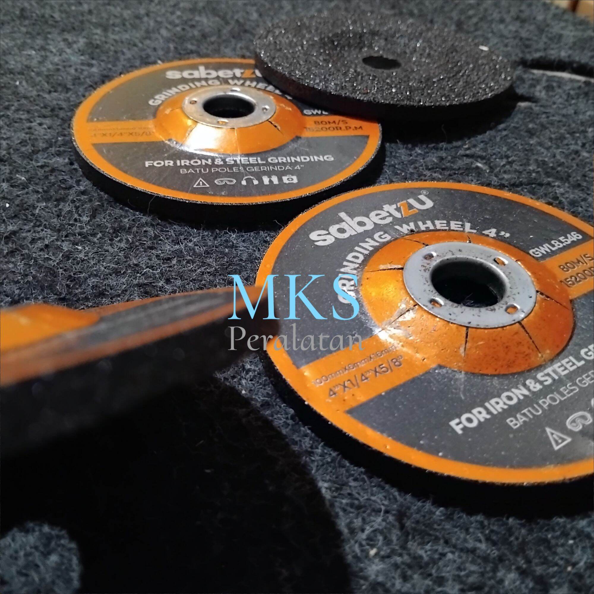 sabetzu | mata gerinda poles 4 inch | batu gerinda poles besi ...