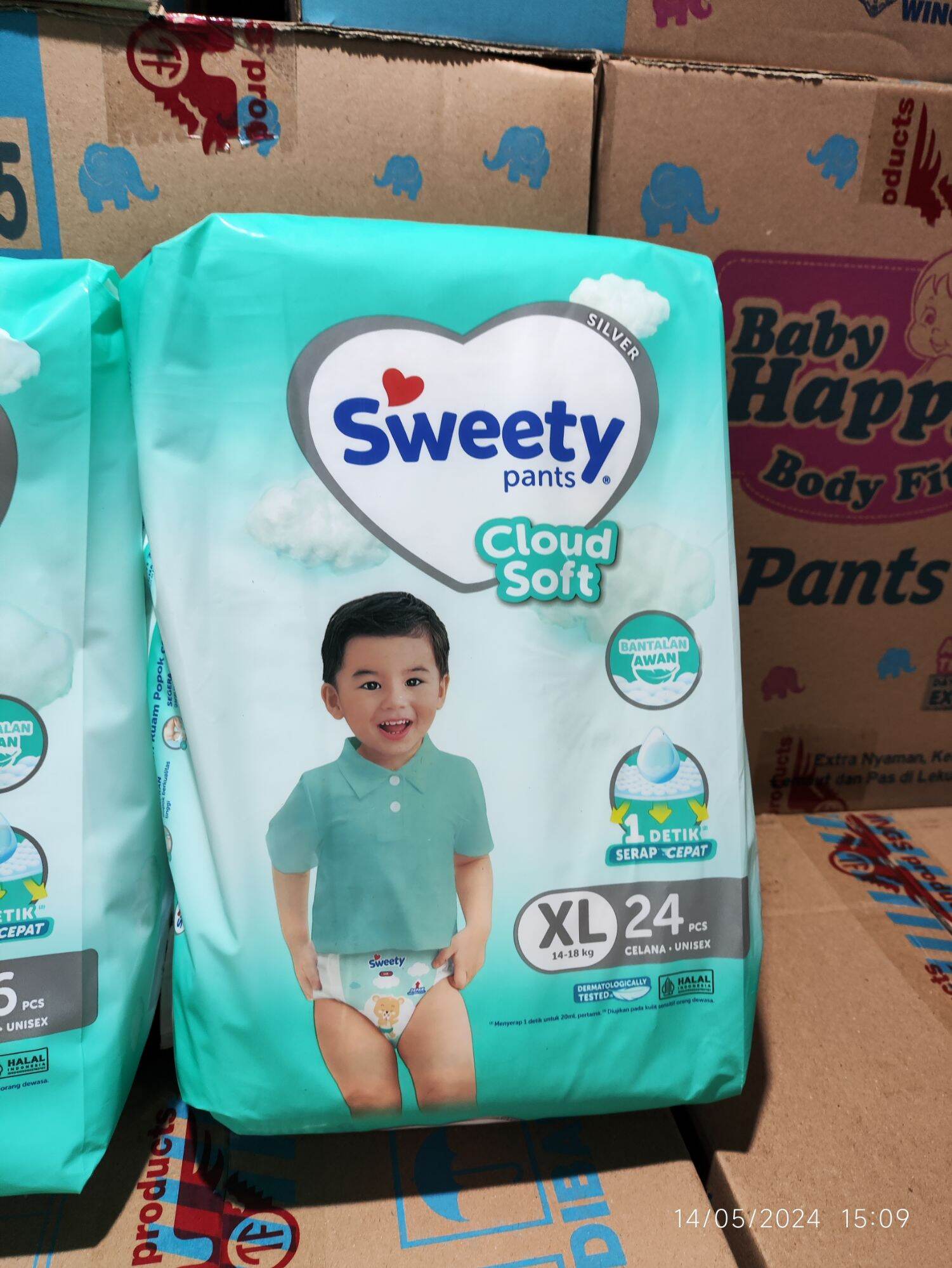 Sweety silver Nbs40/M28/L26/XL24 | Lazada Indonesia