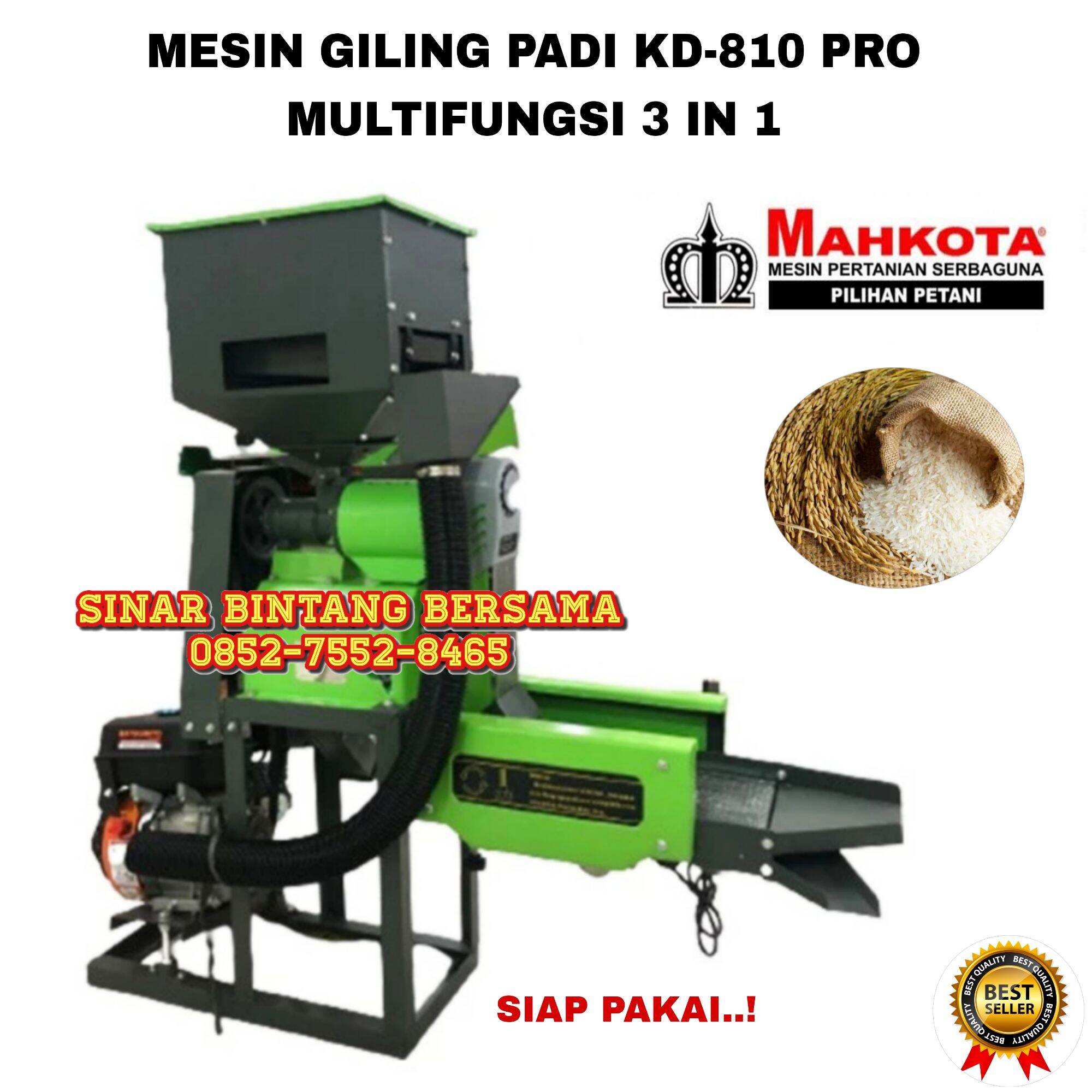 MESIN GILING PADI TERBARU KD 810 PRO MULTIFUNGSI 3 IN 1 | Lazada Indonesia