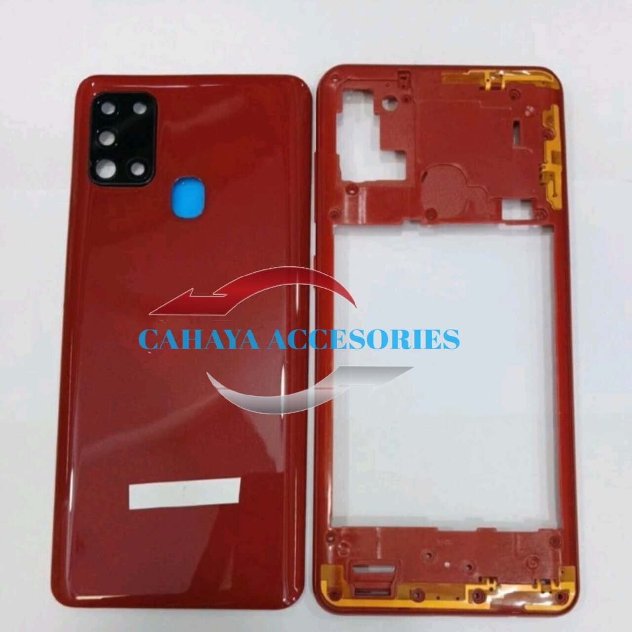 Casing Housing Kesing Hp Samsung A21S Fullset Backdoor Bezel Tombol On Off Volume Original ...