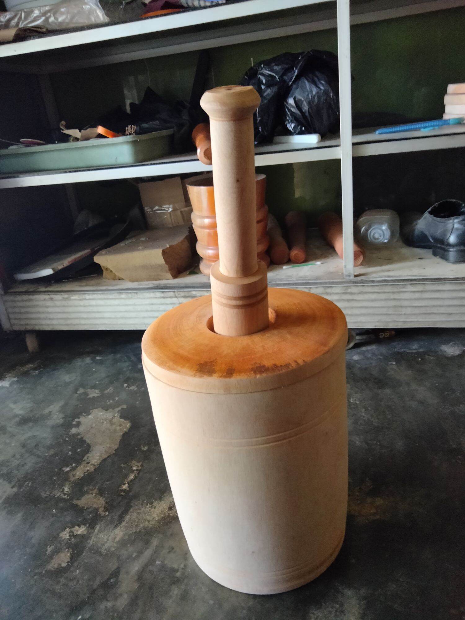 Lumpang Kayu Jumbo / Lumpang Tumbukan Kayu | Lazada Indonesia