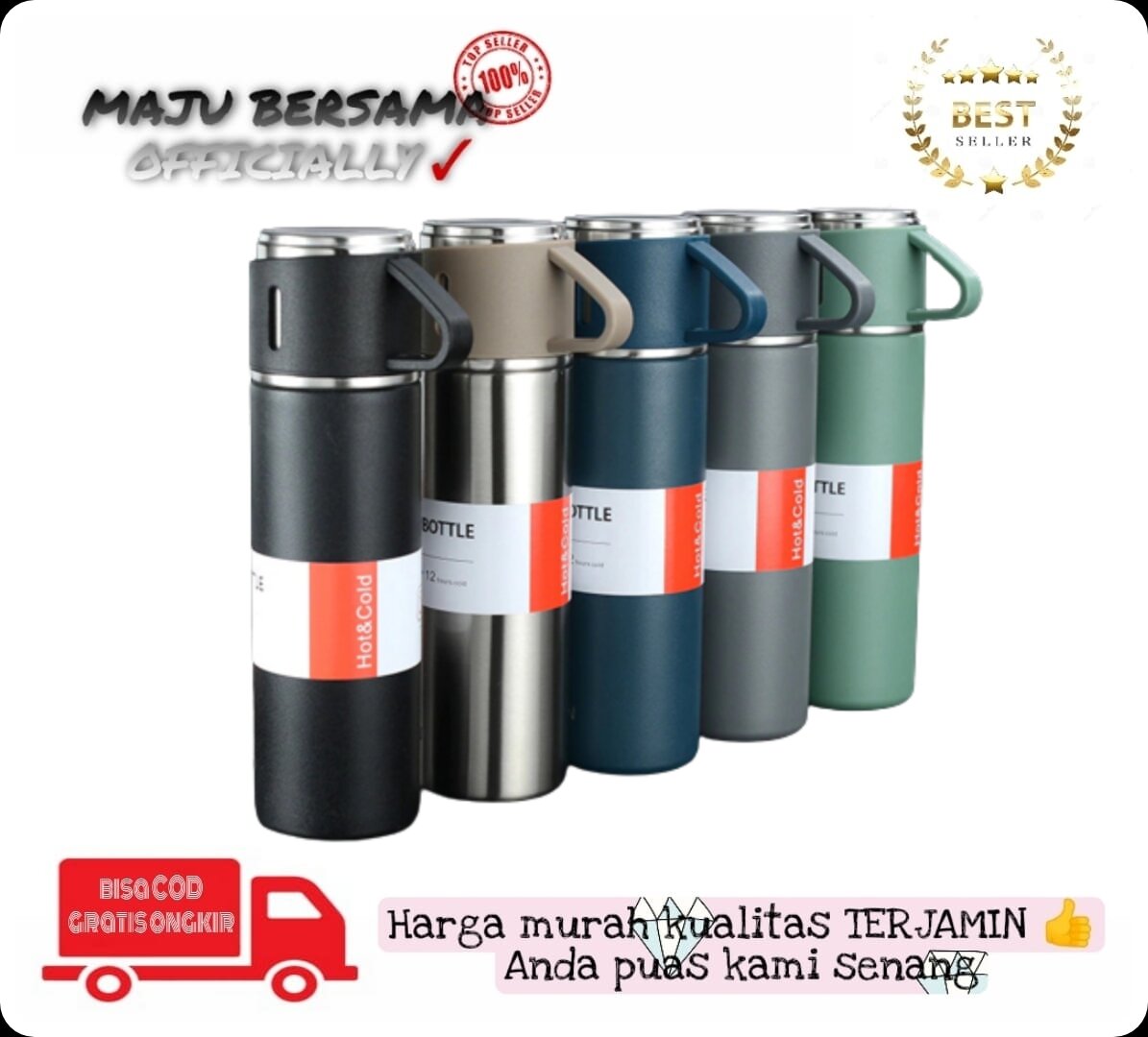 MB - Terlariss!! botol minum termos 500ml vacuum cup stainless flas gif ...