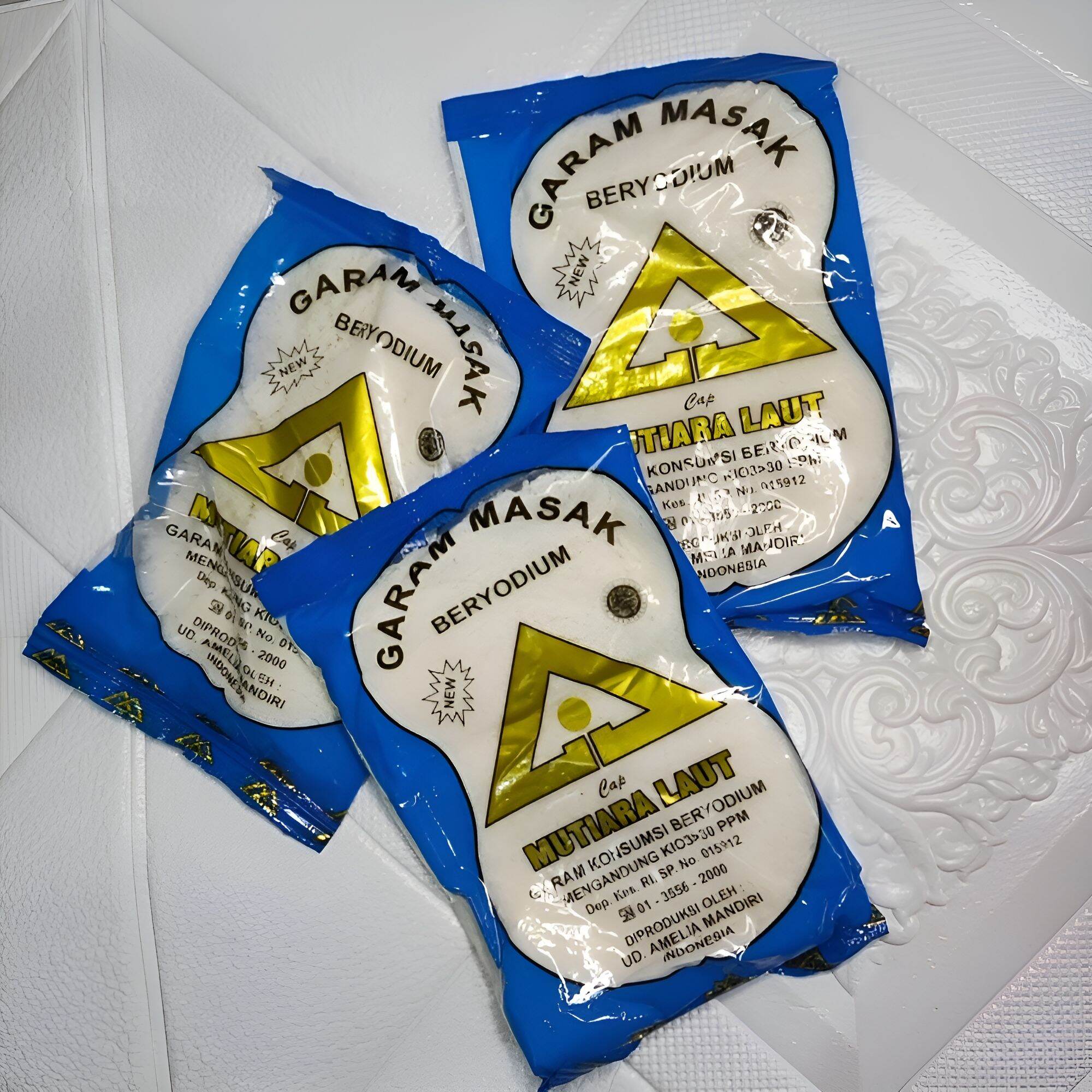 garam masak halus beryodium cap mutiara laut (100gram) | Lazada Indonesia