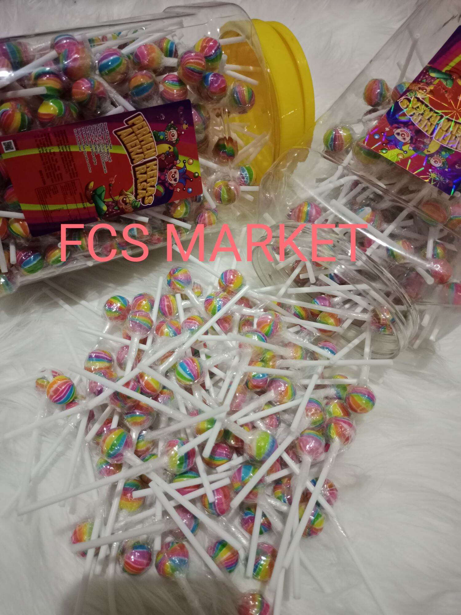 permen loli mini isi 50 pcs/ 100 pcs / 1 toples isi 200 pcs | Lazada ...