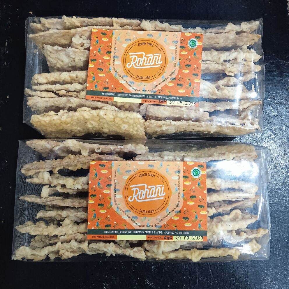 Keripik Tempe Rohani 165 gr Rasa Original Oleh Oleh Khas Malang ...