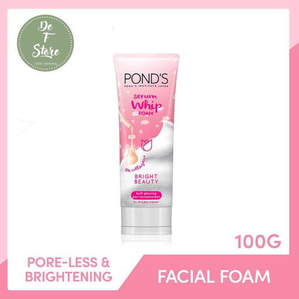 POND'S Bright Beauty Serum Whip Facial Foam 100gr | Lazada Indonesia