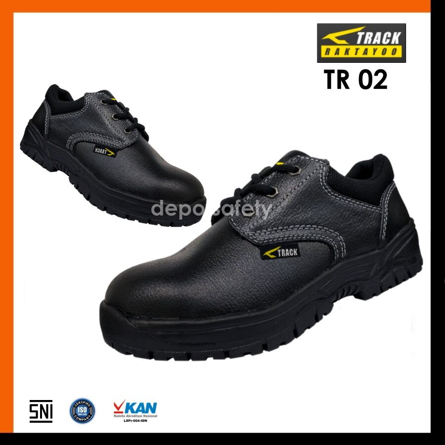 Sepatu Safety Pendek Tali Track Raktayo TR 02 - Safety Shoes Track ...