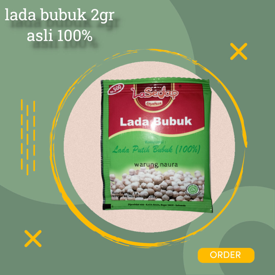 Lada putih bubuk sachet 2gr | Lazada Indonesia