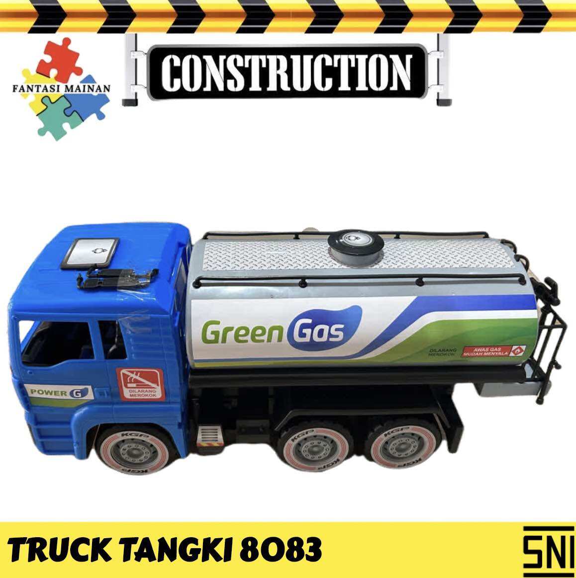 TRUCK TANGKI 8083 JUMBO Mainan mobil truk tangki mobil tangki air ...