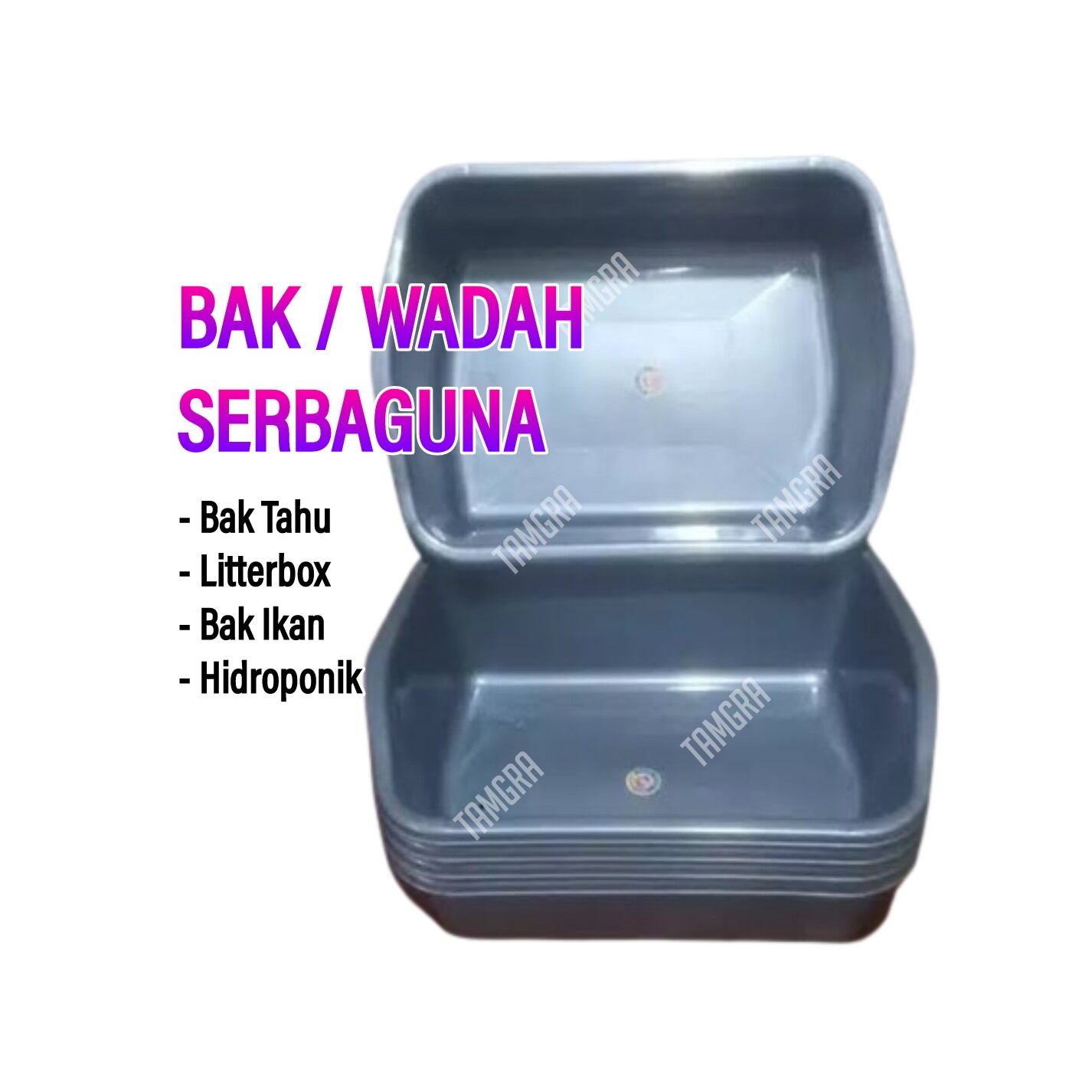 Tempat wadah serbaguna bak tahu ikan bak hidroponik litter box murah ...